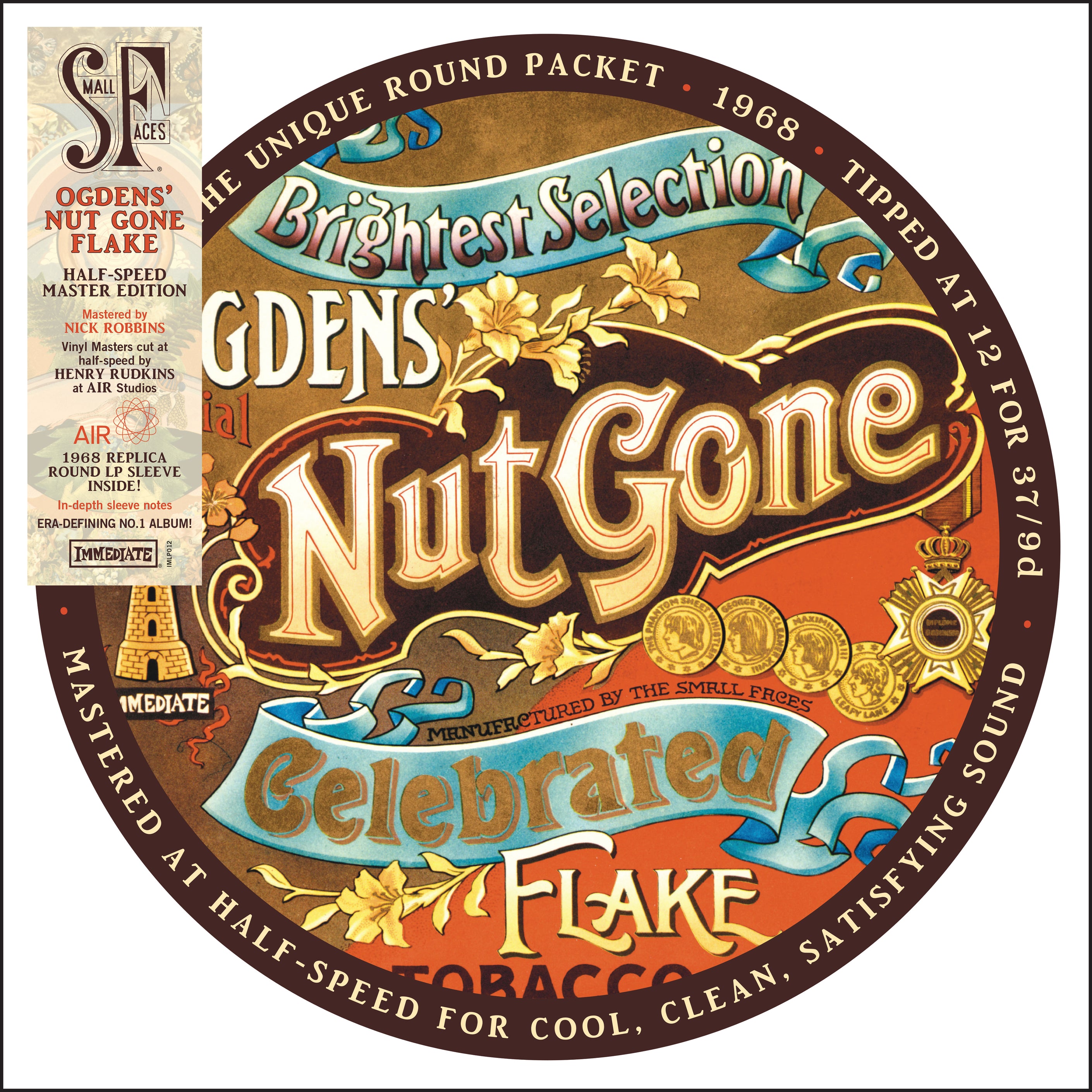 Ogdens’ Nut Gone Flake - Half-Speed Master 180-Gram Vinyl – Nice Records